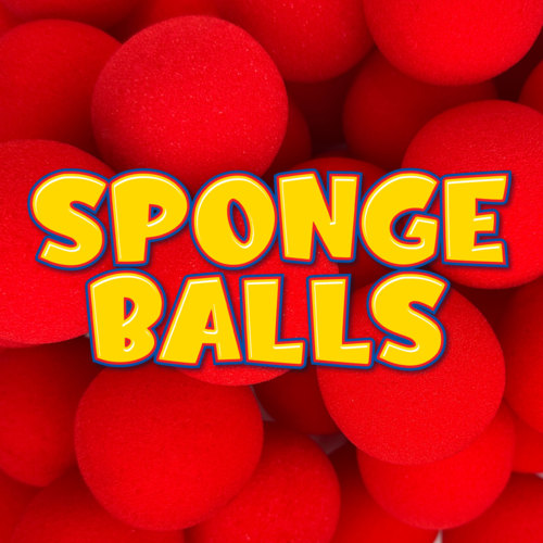 Sponge Balls by Penguin Magic 2" Red 50-Pack