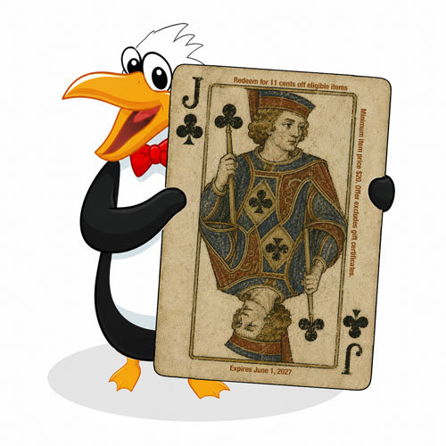 Digital Discount Card Jack of Clubs