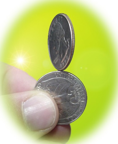 The Balancing Spinning Quarter