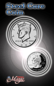 Steel Core Coin by Royal Magic Half Dollar