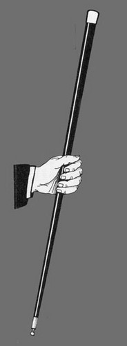 The Fantasio Vanishing Cane Black