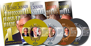 Michael Skinner's Professional Close-Up Magic 1-4 4 DVD's
