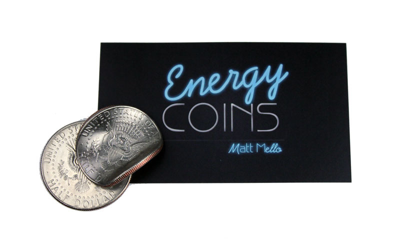 Energy Coins by Matt Mello Half Dollar Gimmick