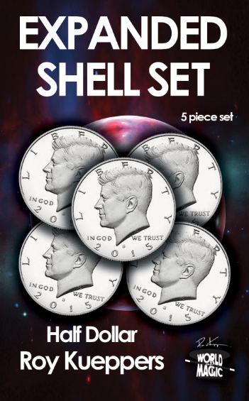EXPANDED SHELL SET - US HALF DOLLAR by Roy Kueppers US HALF DOLLAR