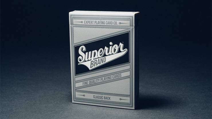 Superior (Black) Playing Cards by Expert Playing Card Co