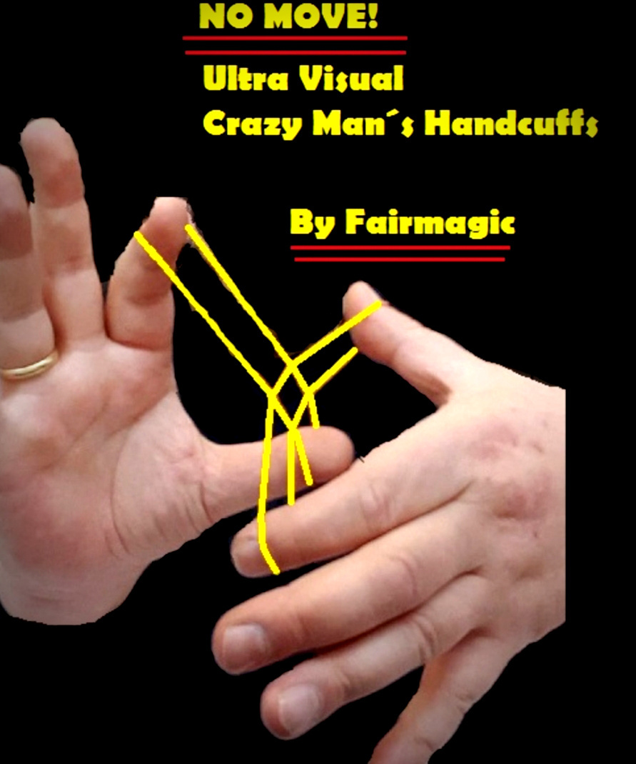 No Move! Slow Motion visual crazy man's handcuffs Instant Download