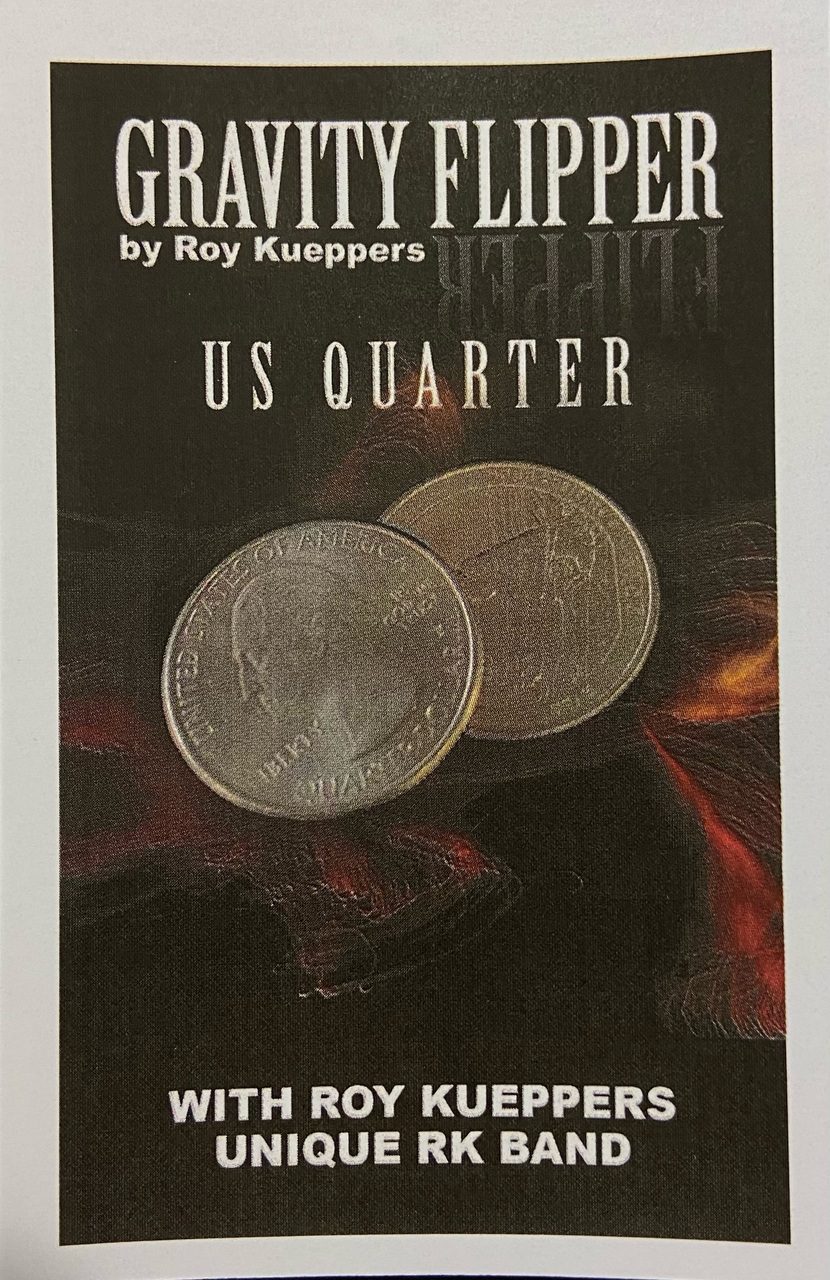 GRAVITY FLIPPER with RK BAND - US Quarter by Roy Kueppers US QUARTER