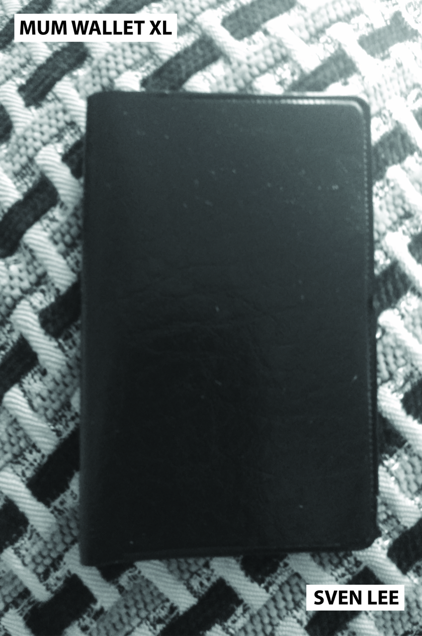 MUM Wallet XL (Black) by Sven Lee Xtra Large