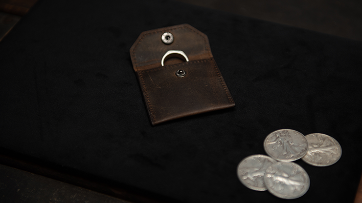 FPS Coin Wallet Brown (Gimmicks and Online Instructions) by Magic Firm