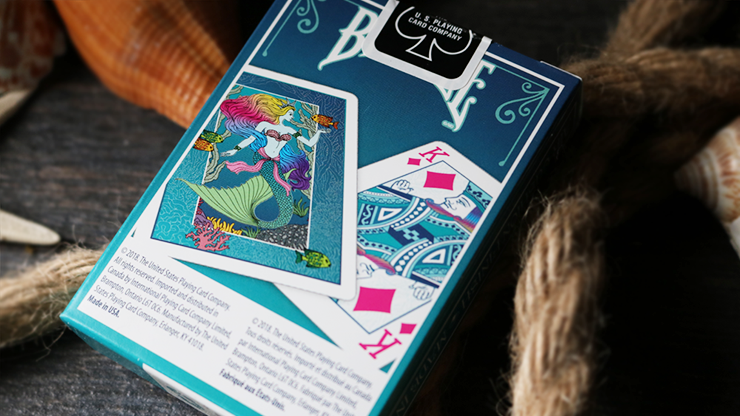 Mermaid Playing Cards (Turquoise) by US Playing Card Co
