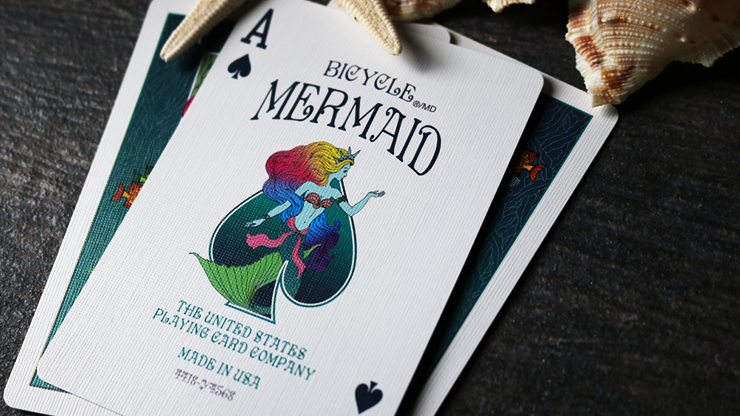 Mermaid Playing Cards (Turquoise) by US Playing Card Co