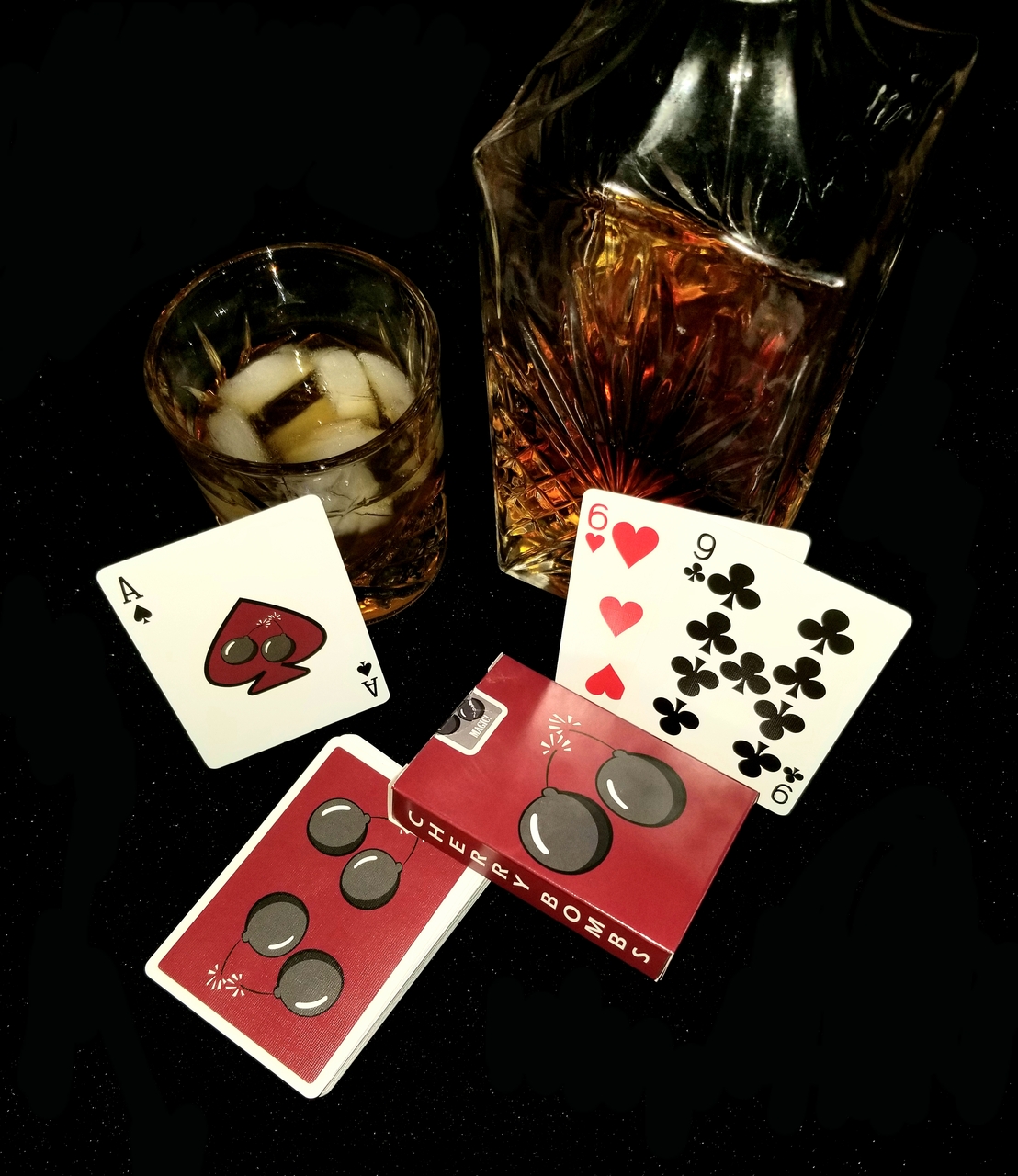 Cherry Bombs - Playing Cards Red