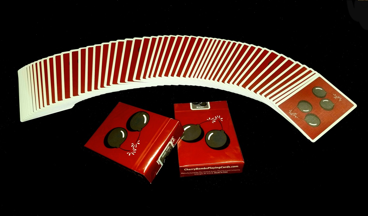 Cherry Bombs - Playing Cards Red