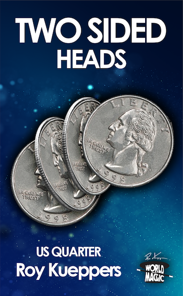 TWO SIDED US QUARTER-HEADS - BY ROY KUEPPERS STATE QUARTER