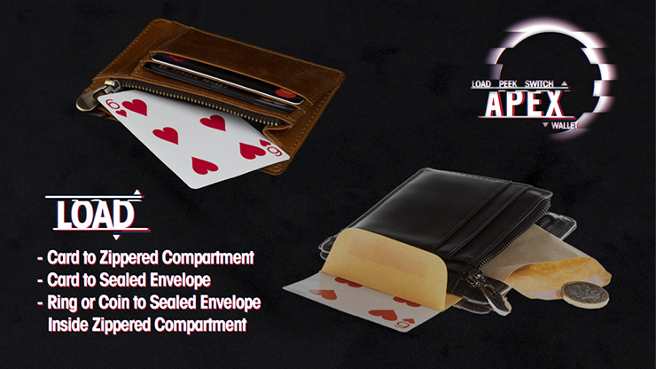 Apex Wallet Brown (Gimmick and Online instructions) by Thomas Sealey