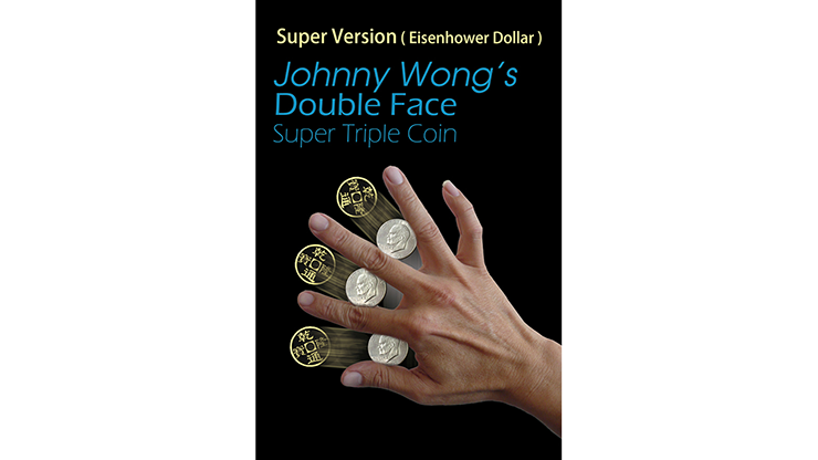 (Super Version) Double Face Super Triple Coin, Eisenhower Dollar Size ...