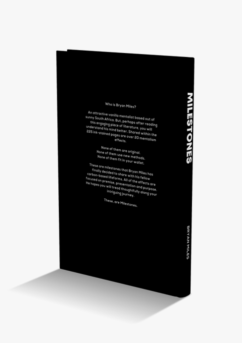 Milestones by Bryan Miles - Book A5 | Hardcover