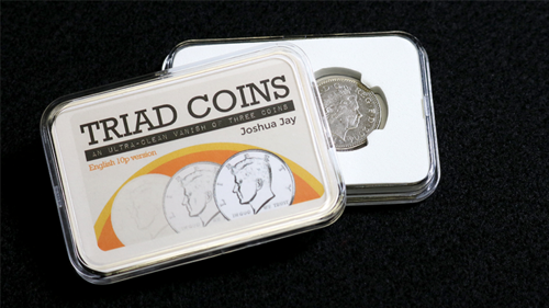 Triad Coins (UK Gimmick and Online Video Instructions) by Joshua Jay