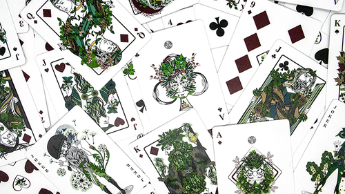The Green Man Playing Cards (Spring) by Jocu