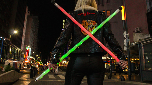 Luminous Dancing Cane RED by Magica Rocio