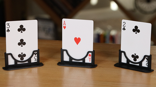 Three Cards Monte Stand BLUE (Gimmicks and Online Instruction) by Jeki Yoo