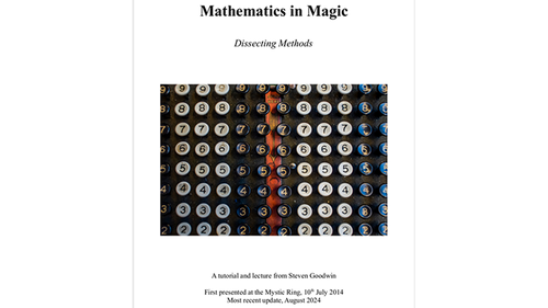 The Maths in Magic by Steven Goodwin eBook DRM Protected Download