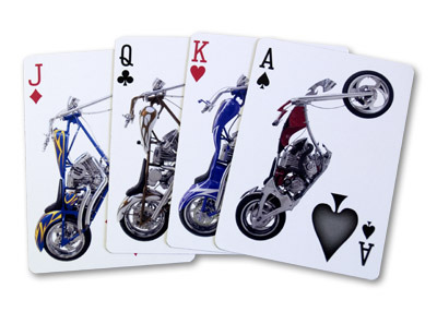 Orange County Choppers Playing Cards (Red) by US Playing Card Co. RED