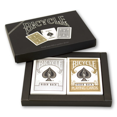 Cards Bicycle Gold And Silver Back Set