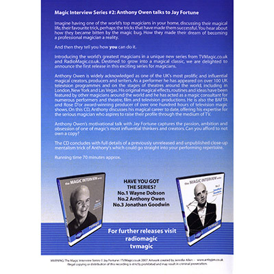 Anthony Owen Talks To Jay Fortune No.2 (The Magic Interview Series)