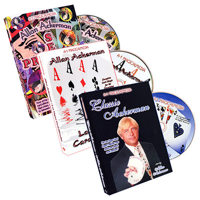 Alan Ackerman 3 Volume Set (Classic Ackerman, Las Vegas Card Miracles ...
