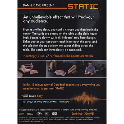 Static by David Jade and Dan & Dave Buck - DVD
