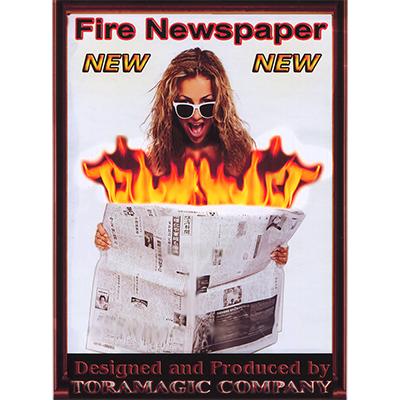 Fire Newspaper by Tora Magic