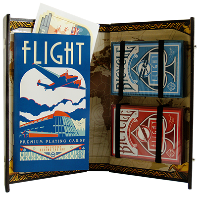 The Flight Decks (Red and Blue) plus Logbook