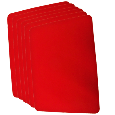 Close Up Pad 6 Pack LARGE (Red 12 inch x 17 inch) by Goshman