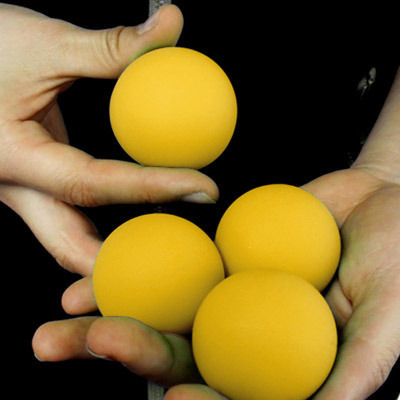 Mirage Billiard Balls by JL (Yellow, 3 Balls and Shell) -Trick