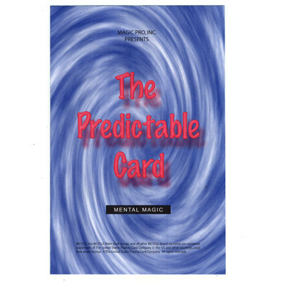 The Predictable Card trick RED
