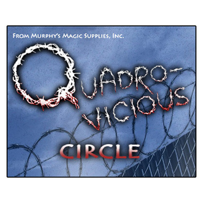 Quadro Vicious Circle Linking Rings by Murphys Magic Supplies