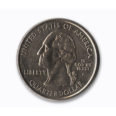 Quarter Dollar Coin Normal one roll of 40 coins ROLL
