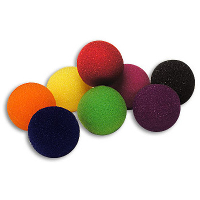 2 inch Super Soft Sponge Ball (Assorted Colors) 12 Pack from Magic by Gosh