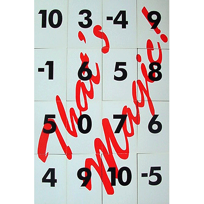 The Ultimate Magic Square (That's Magic version) by Chris Wasshuber