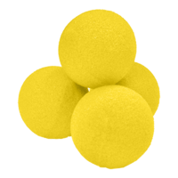 2 inch High Density Ultra Soft Sponge Ball (Yellow) Pack of 4 from ...