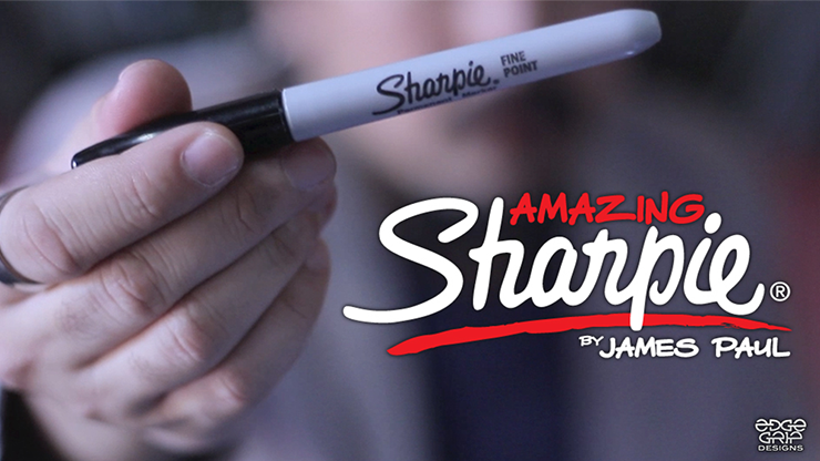 Amazing Sharpie Pen (Red) by James Paul -Trick