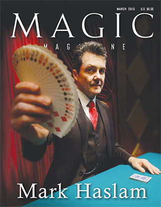 Magic Magazine "Mark Haslam" March 2016 - Book