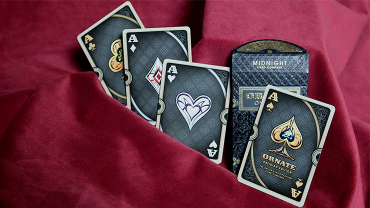 ORNATE Obsidian Shadow Playing Cards