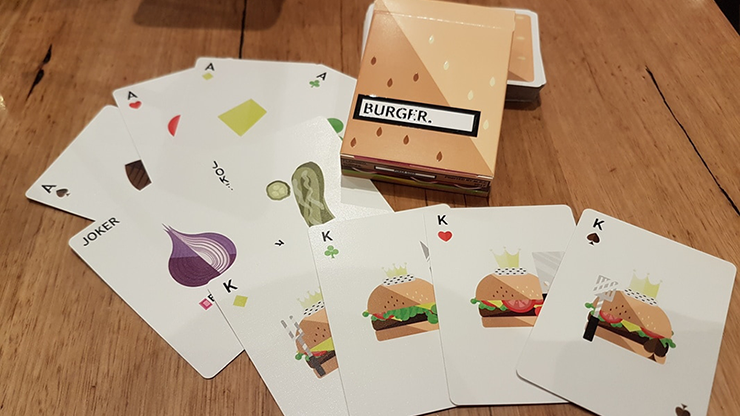 Burger Playing Cards Created by FLAMINKO Playing Cards