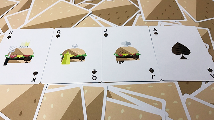 Burger Playing Cards Created by FLAMINKO Playing Cards
