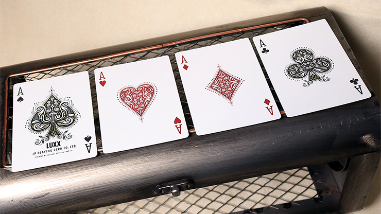 LUXX Gilt Edge Playing Cards (Silver)