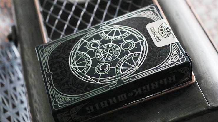 Limited Numbered Gilded Edition Black Magic Playing Cards