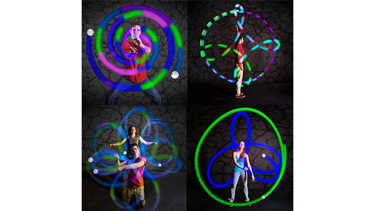 Spinballs LED Glow Poi (Color Changing) by Fun in Motion