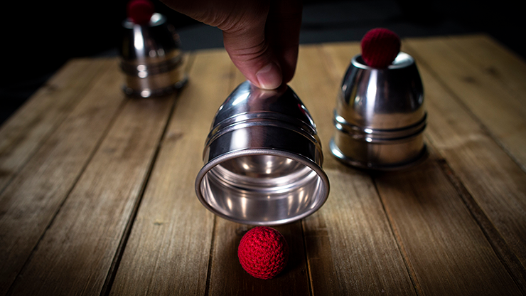 CUPS and BALLS Aluminum (Gimmicks and Online Instructions) by Murphy's ...